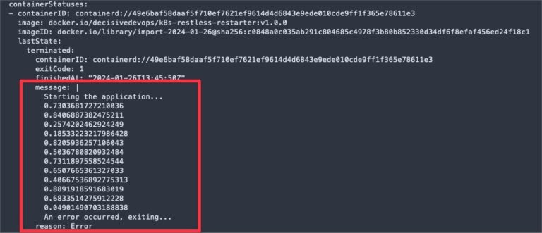 Kubernetes Pod Policies — terminationMessagePolicy - Decisive DevOps